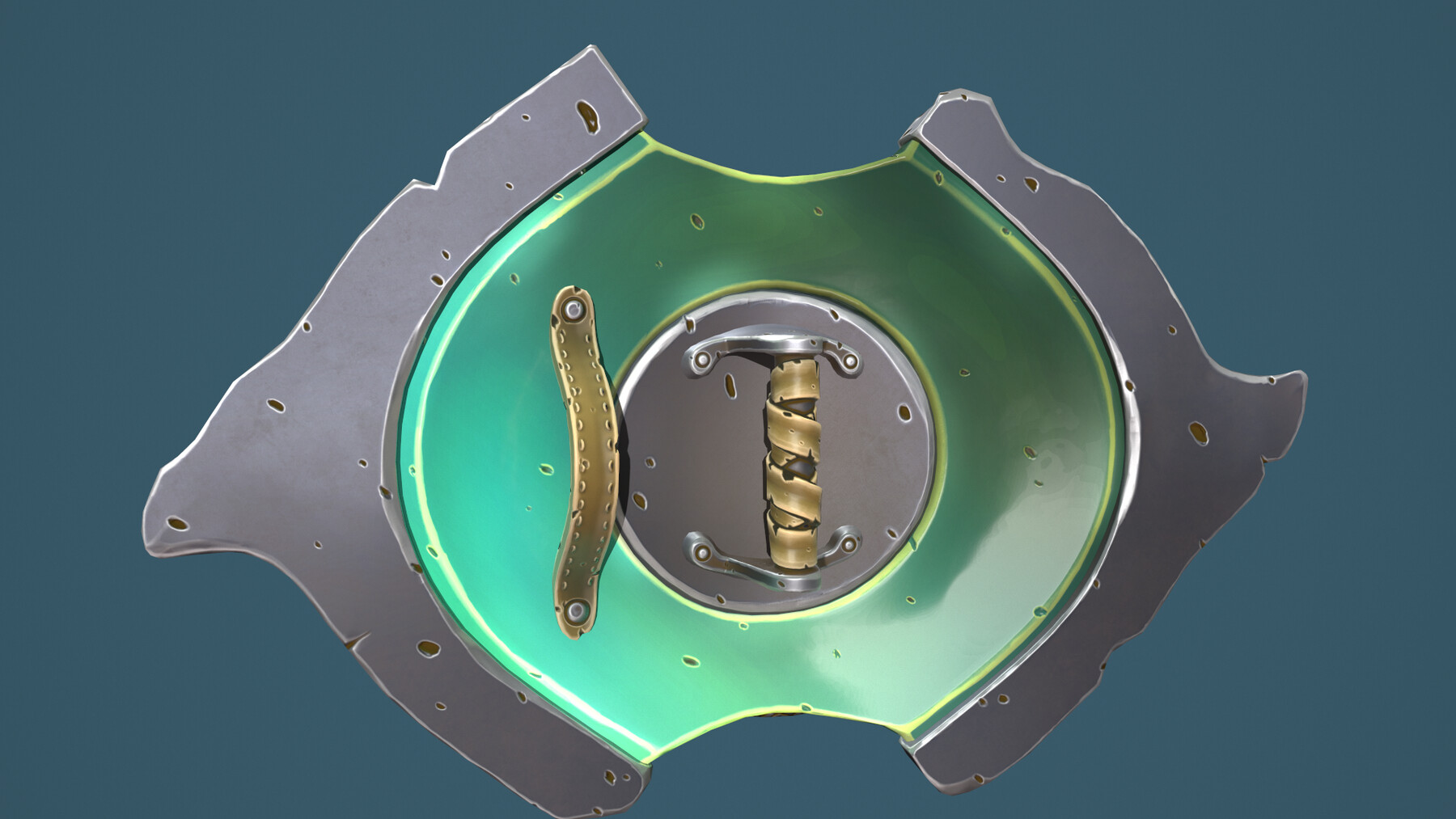 ArtStation - Snake shield | Game Assets