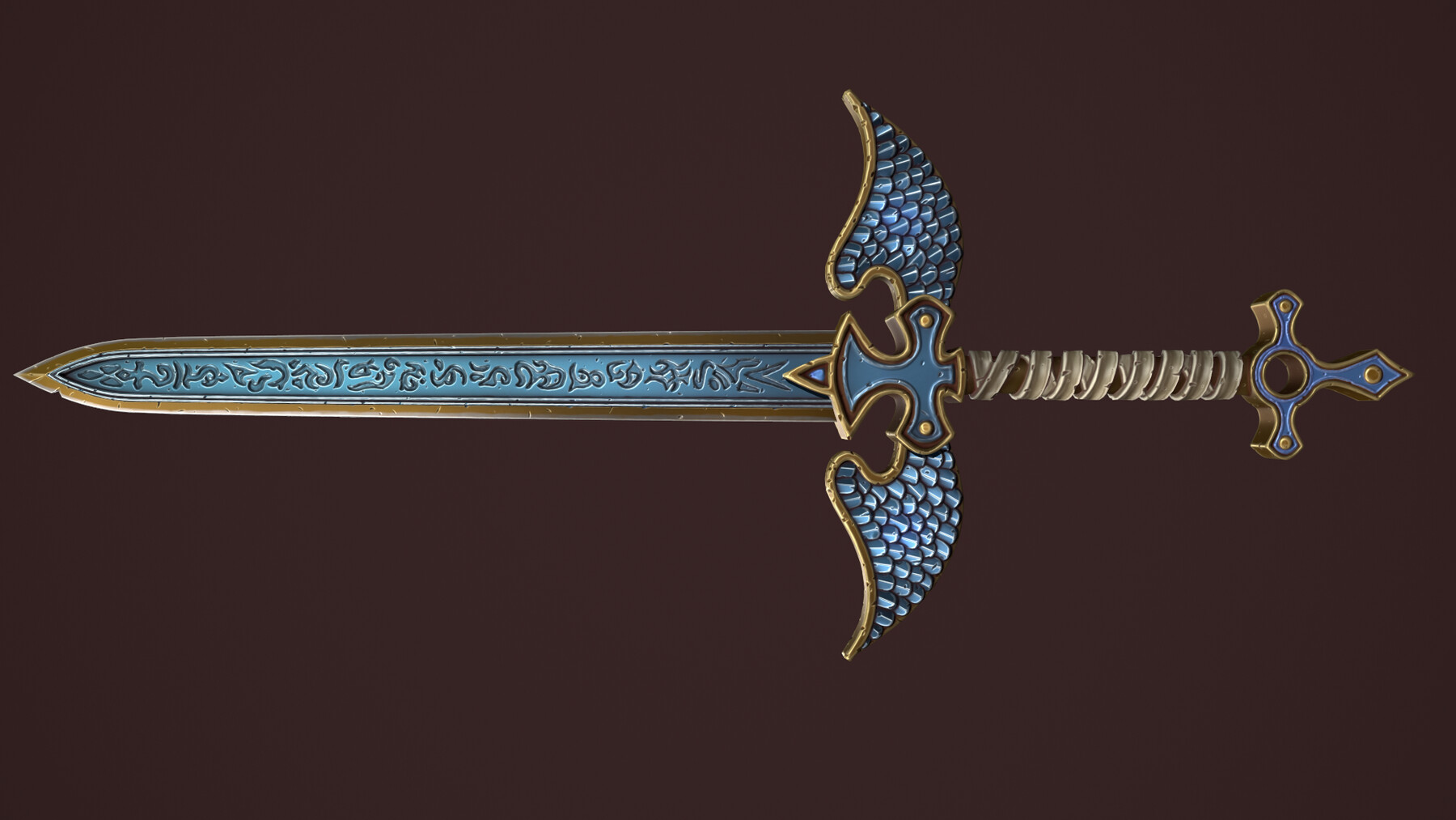 ArtStation - Rune two handed sword | Game Assets