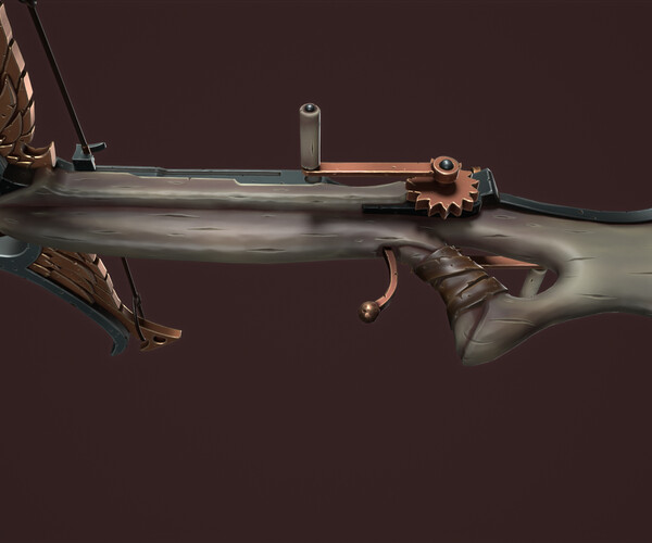 ArtStation - Rune crossbow and quiver | Game Assets