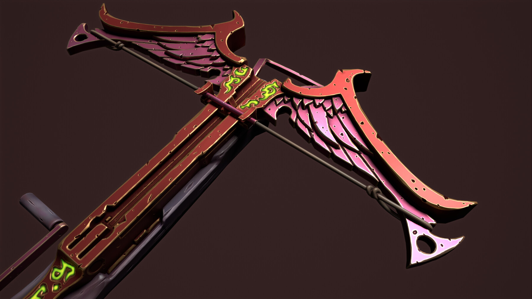 ArtStation - Rune crossbow and quiver | Game Assets