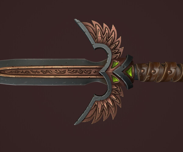 ArtStation - Rune dagger | Game Assets