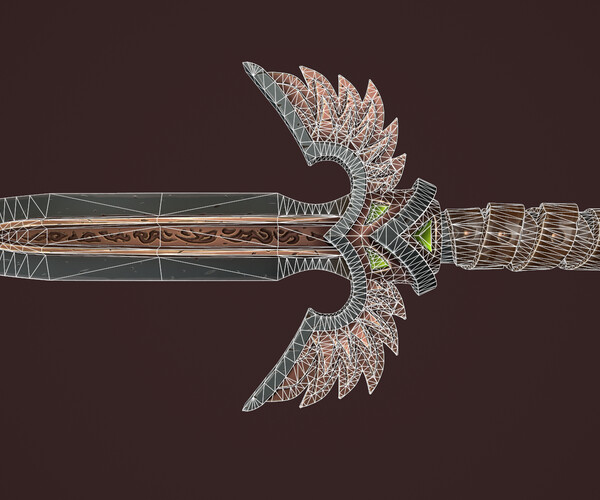 ArtStation - Rune dagger | Game Assets