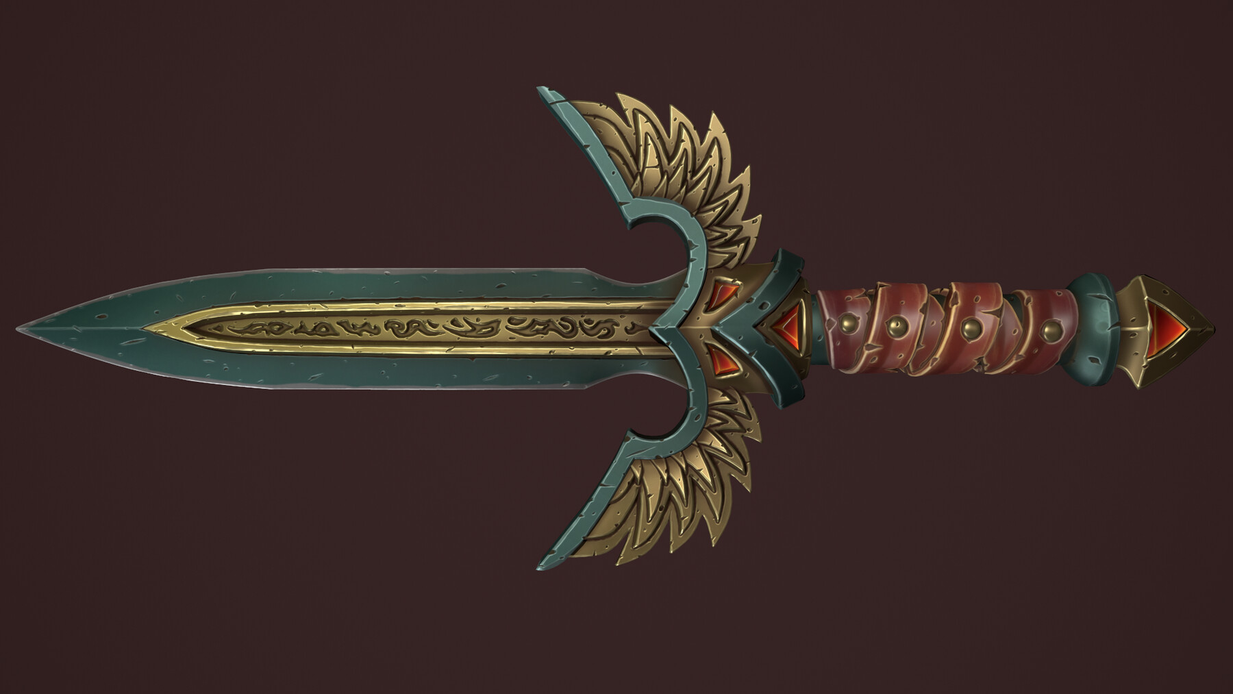 ArtStation - Rune dagger | Game Assets