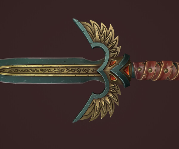 ArtStation - Rune dagger | Game Assets