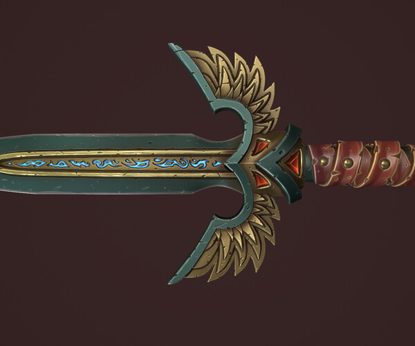ArtStation - Rune dagger | Game Assets