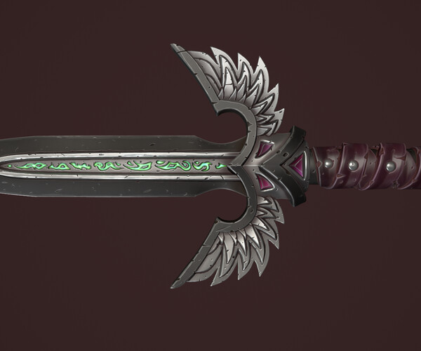 ArtStation - Rune dagger | Game Assets