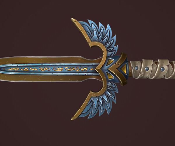 ArtStation - Rune dagger | Game Assets