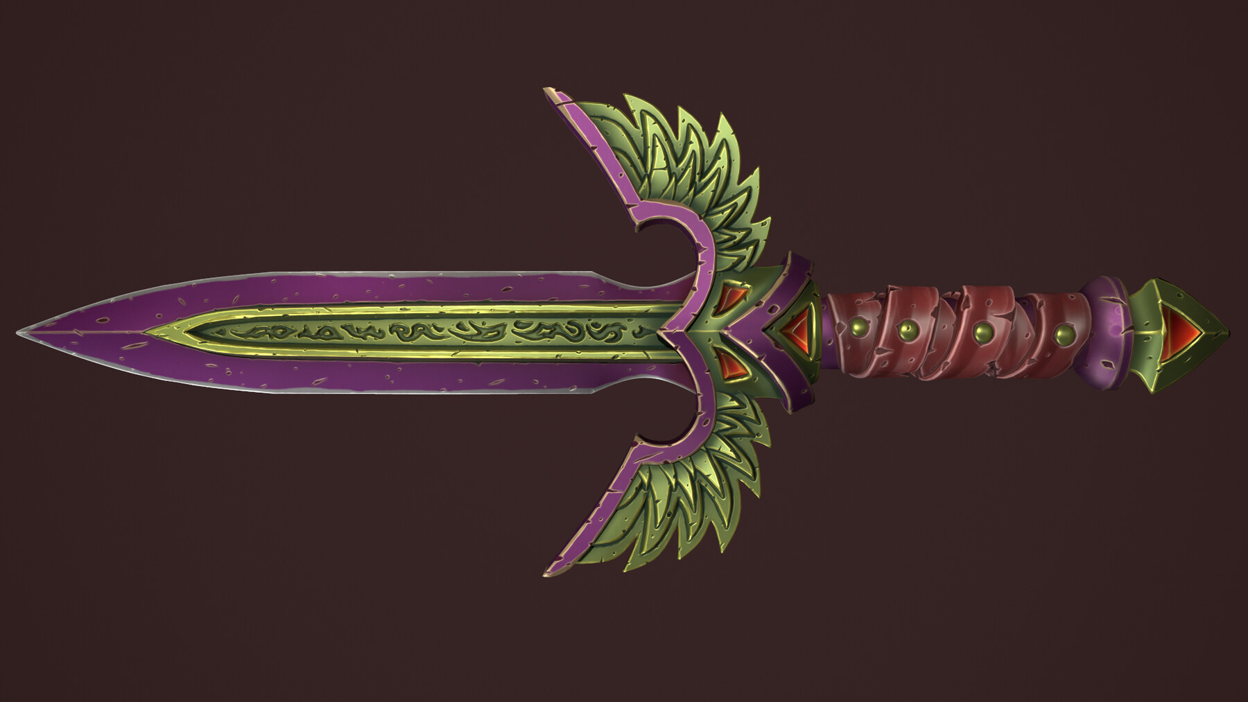 ArtStation - Rune dagger | Game Assets