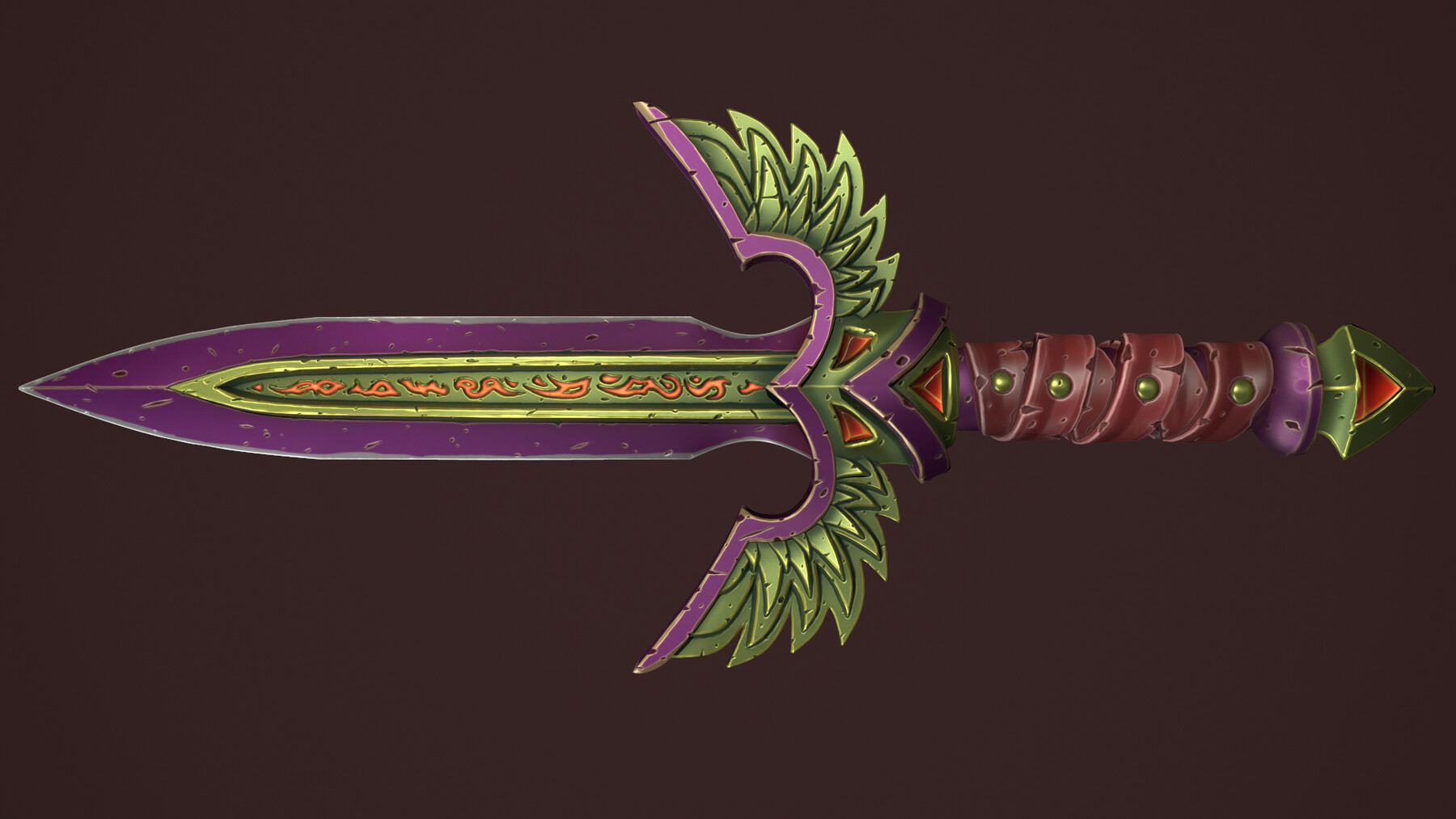 ArtStation - Rune dagger | Game Assets