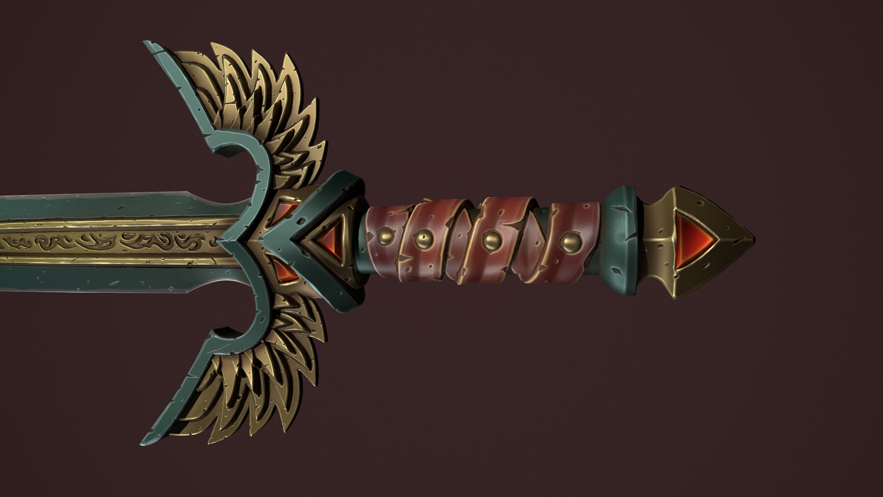 ArtStation - Rune dagger | Game Assets
