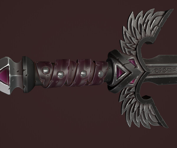 ArtStation - Rune dagger | Game Assets