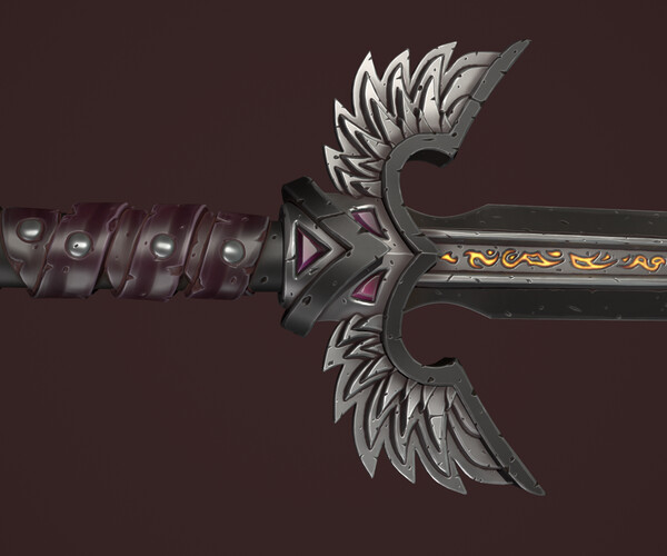 ArtStation - Rune dagger | Game Assets