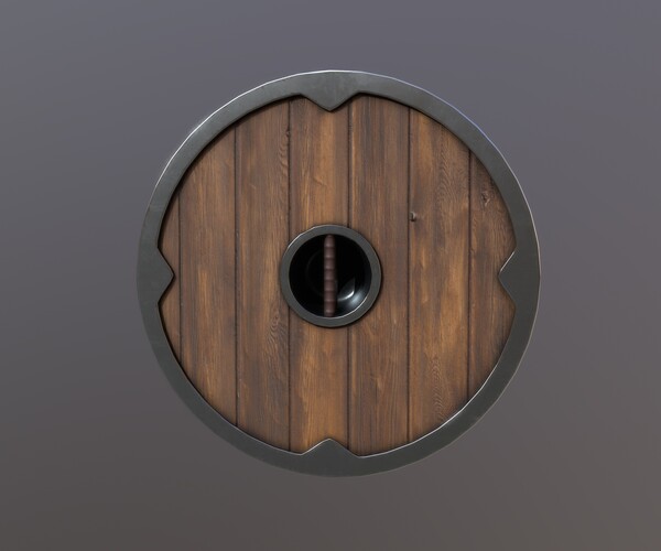 ArtStation - Painted Wooden Sheilds | Game Assets