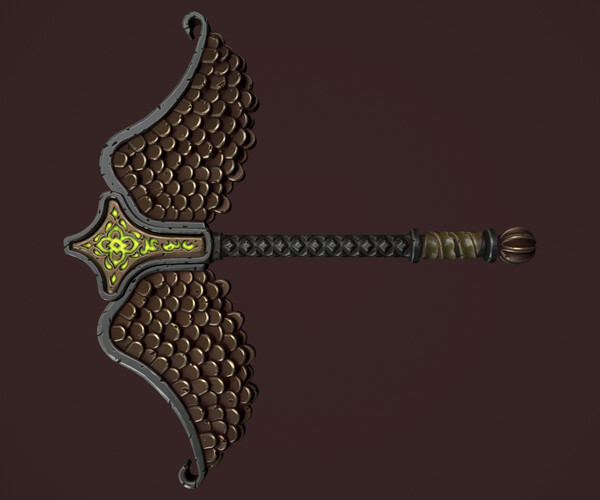 ArtStation - Rune scepter | Game Assets