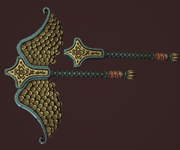 ArtStation - Rune scepter | Game Assets