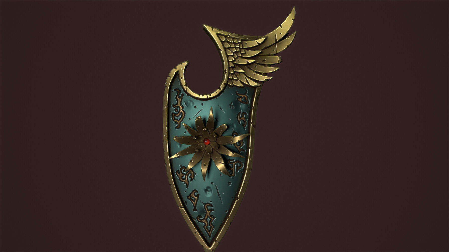 ArtStation - Rune shield | Game Assets