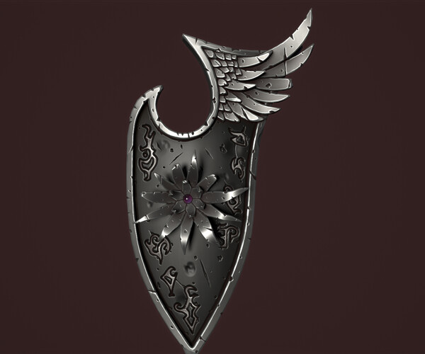 ArtStation - Rune shield | Game Assets