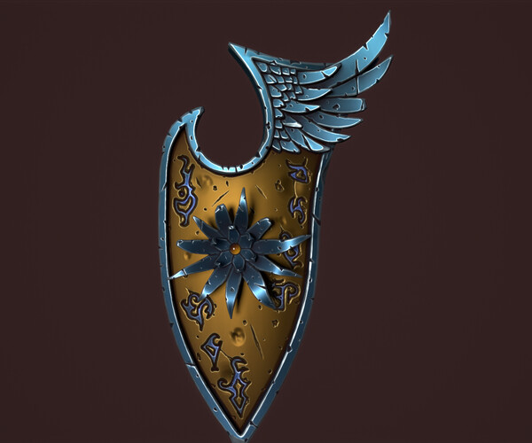 ArtStation - Rune shield | Game Assets