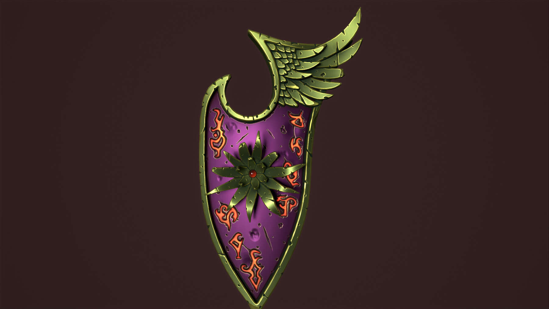 ArtStation - Rune shield | Game Assets