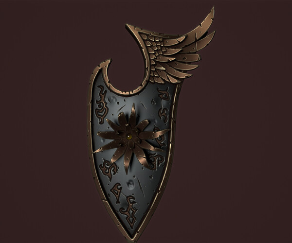 ArtStation - Rune shield | Game Assets