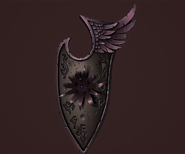 ArtStation - Rune shield | Game Assets