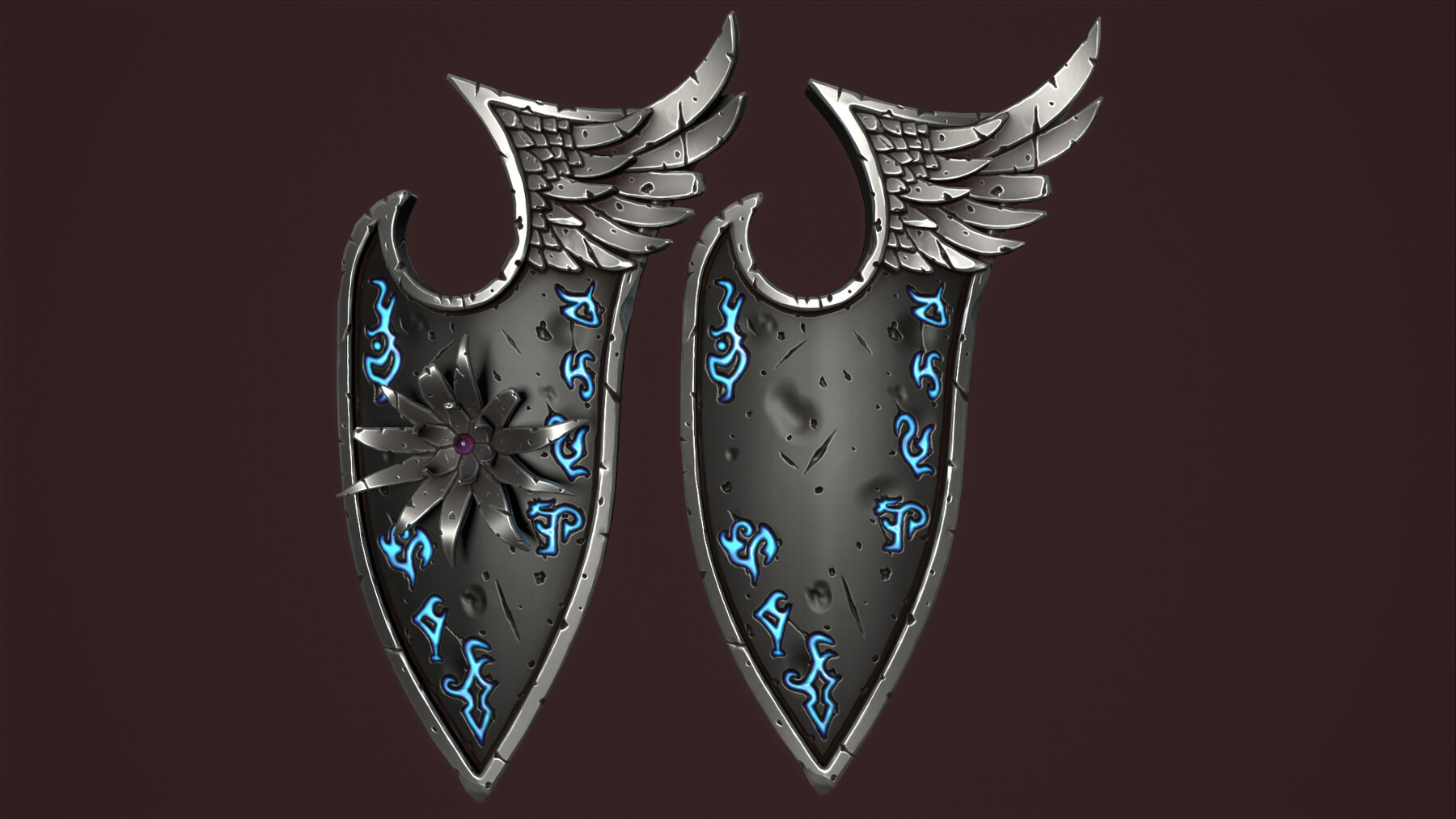 ArtStation - Rune shield | Game Assets