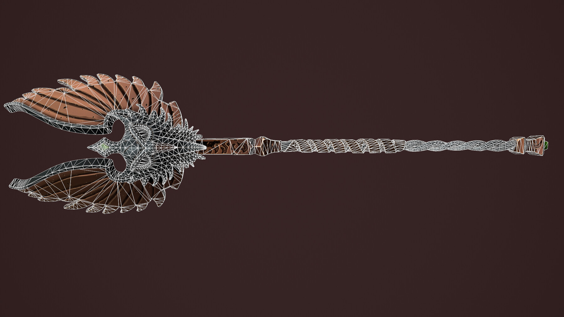 ArtStation - Rune staff | Game Assets