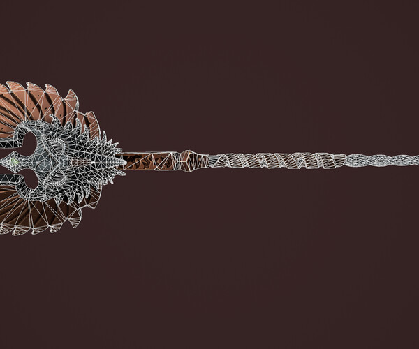 ArtStation - Rune staff | Game Assets