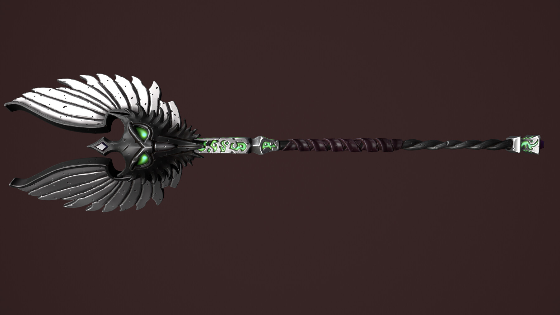 ArtStation - Rune staff | Game Assets