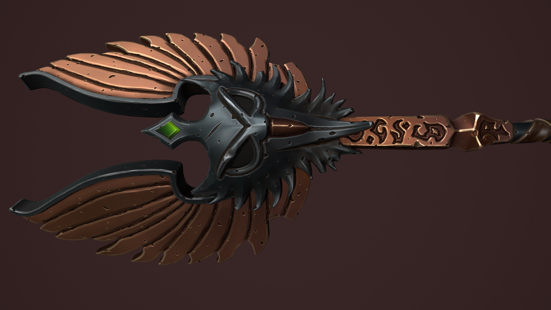 ArtStation - Rune staff | Game Assets