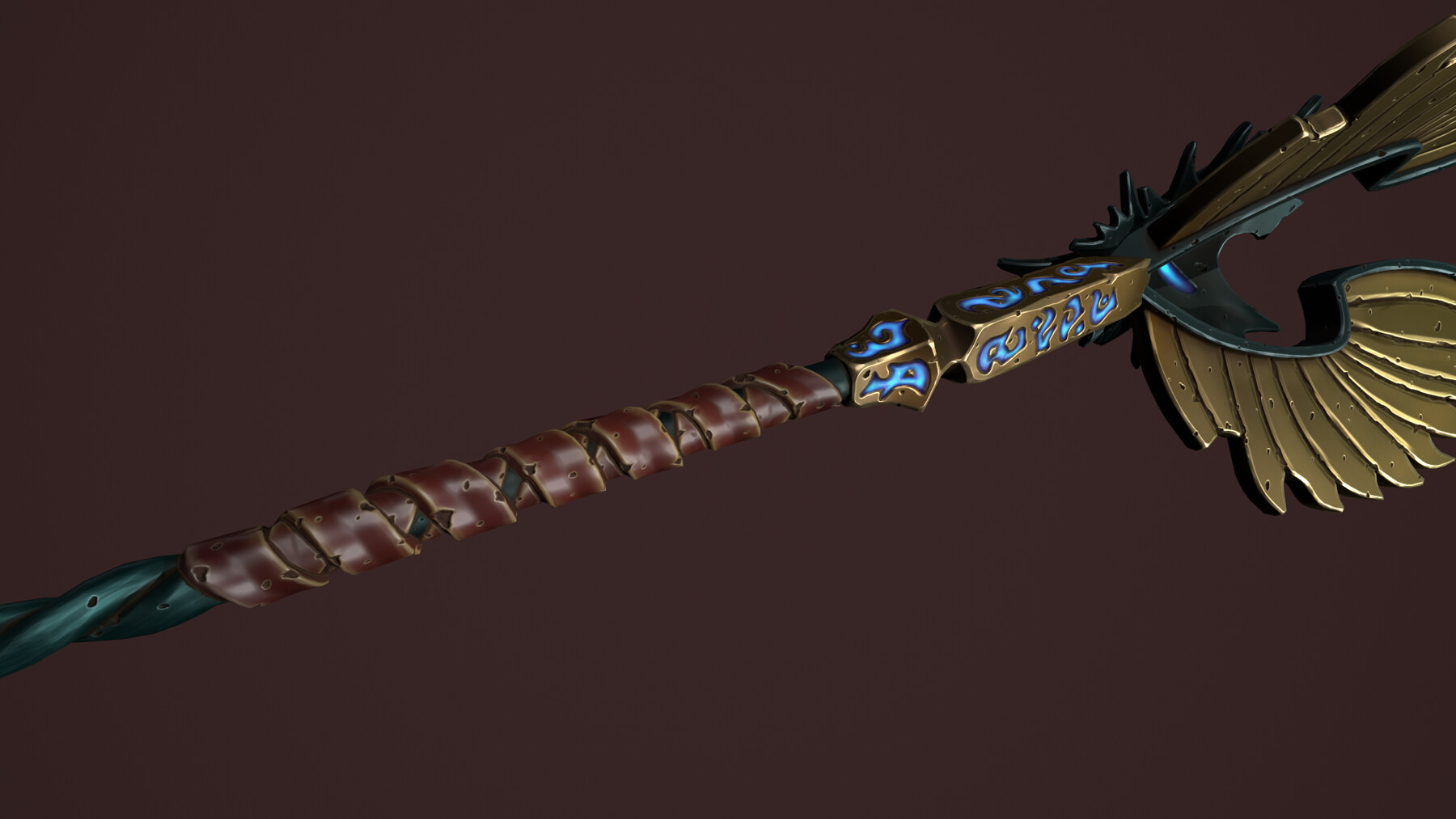 ArtStation - Rune staff | Game Assets