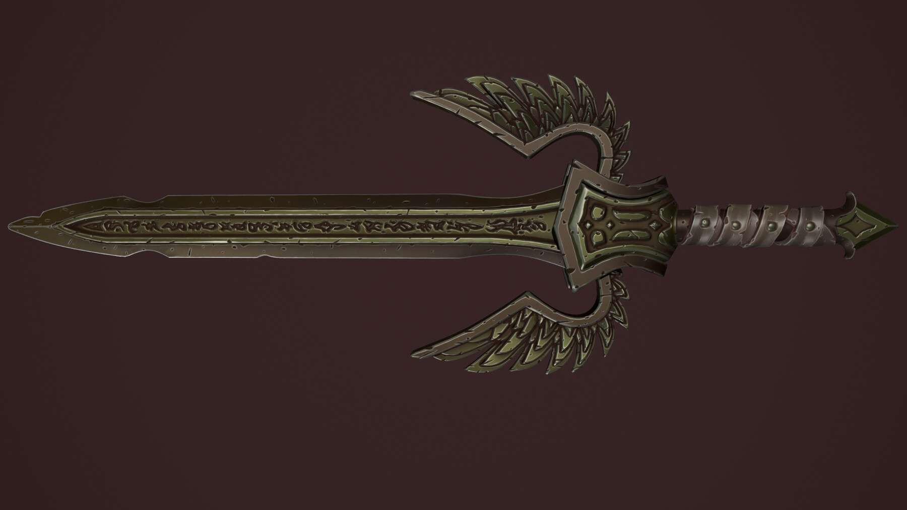 ArtStation - Rune sword | Game Assets