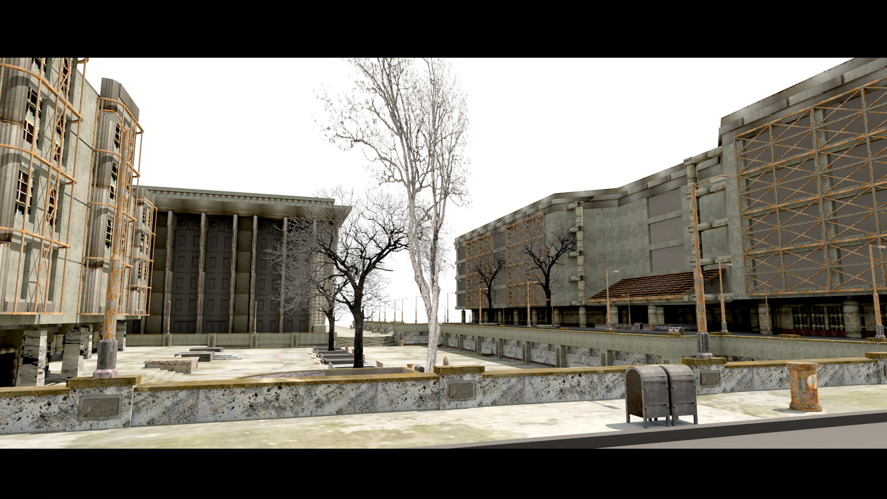 ArtStation - Obsolete Zone- 3d Model | Resources