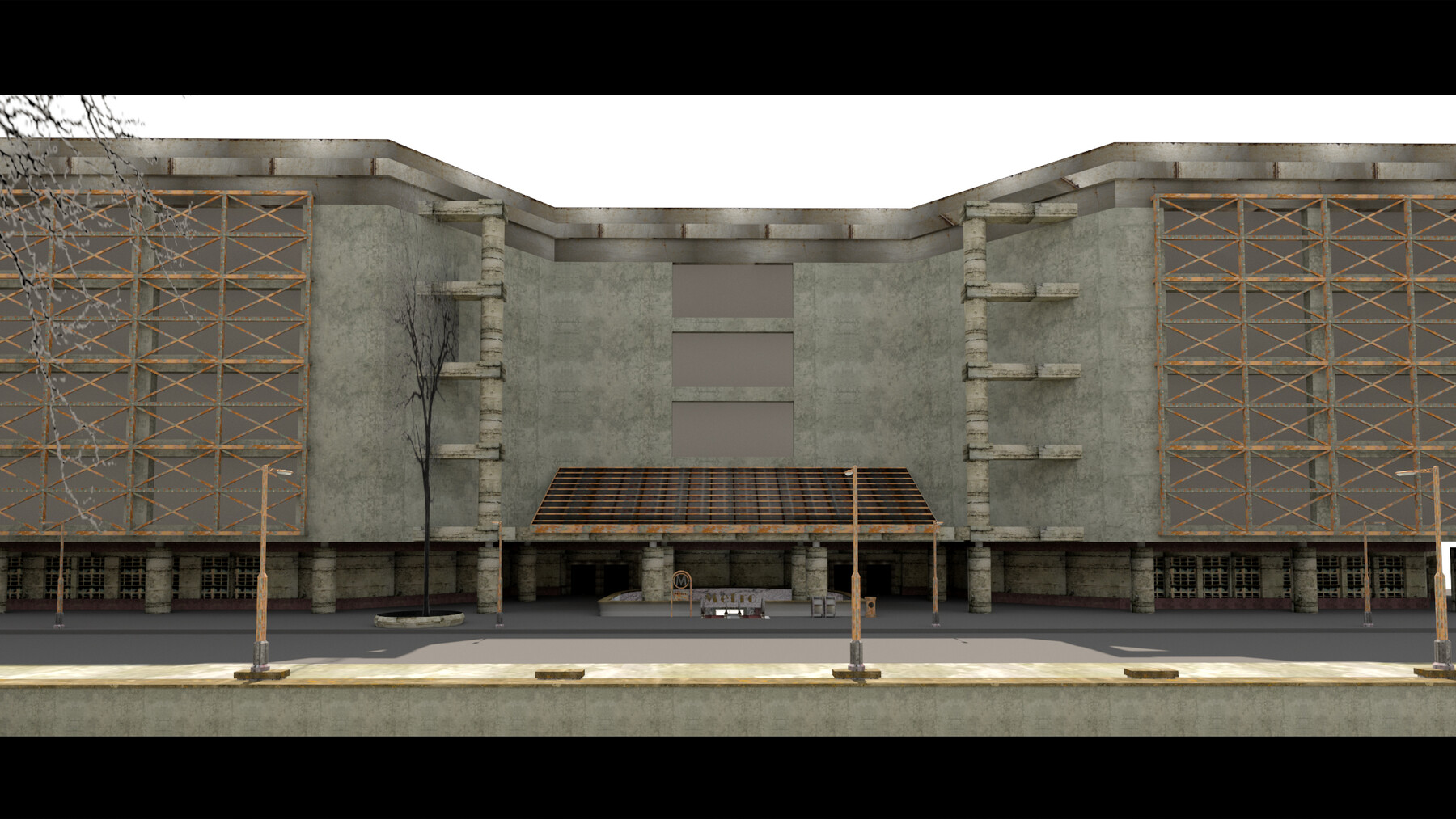 ArtStation - Obsolete Zone- 3d Model | Resources