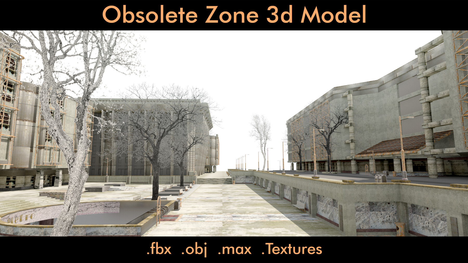 ArtStation - Obsolete Zone- 3d Model | Resources
