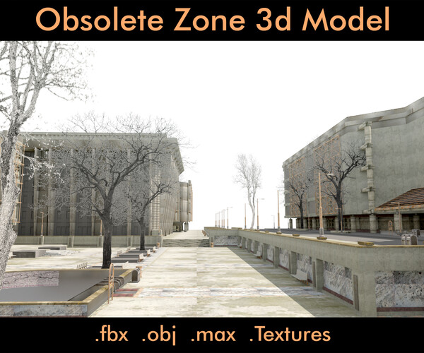 ArtStation - Obsolete Zone- 3d Model | Resources