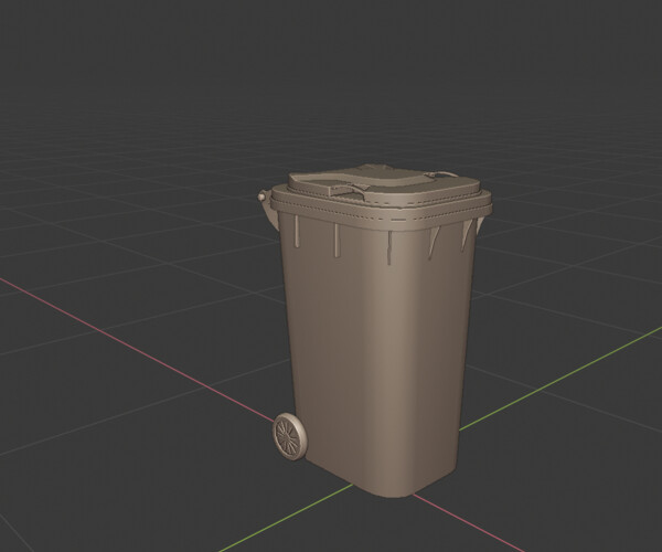 ArtStation - Trash bin | Game Assets