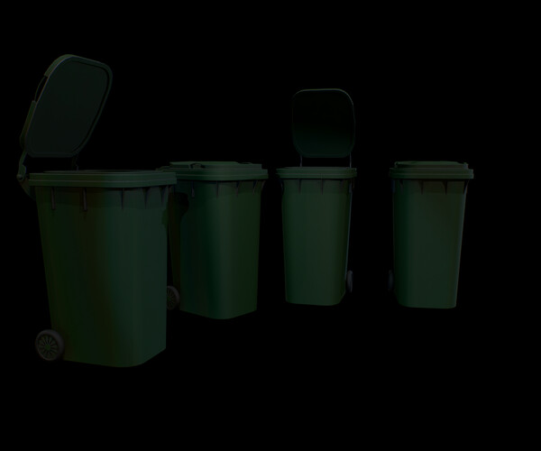 ArtStation - Trash bin | Game Assets