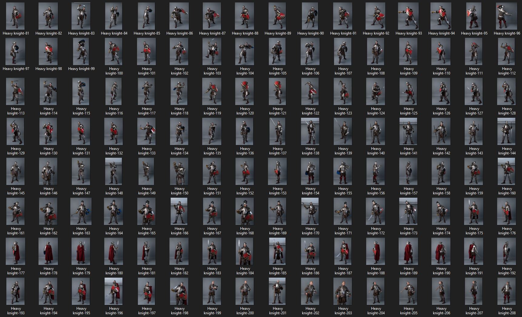 ArtStation - Heavy Knight - 584 Reference Pictures | Resources