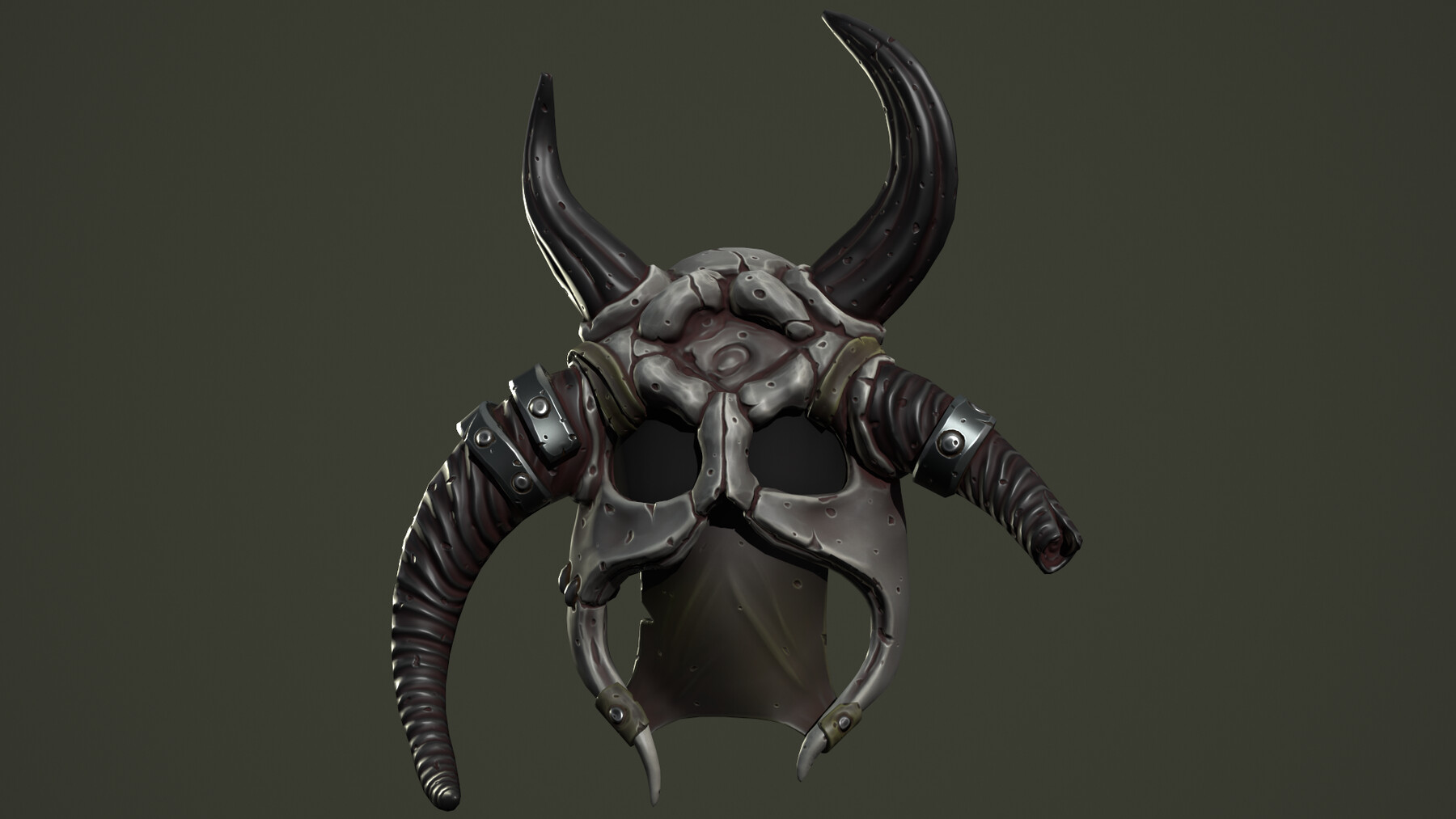 ArtStation - Barbarian mask | Game Assets