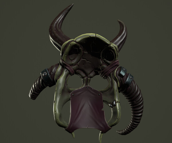 ArtStation - Barbarian mask | Game Assets