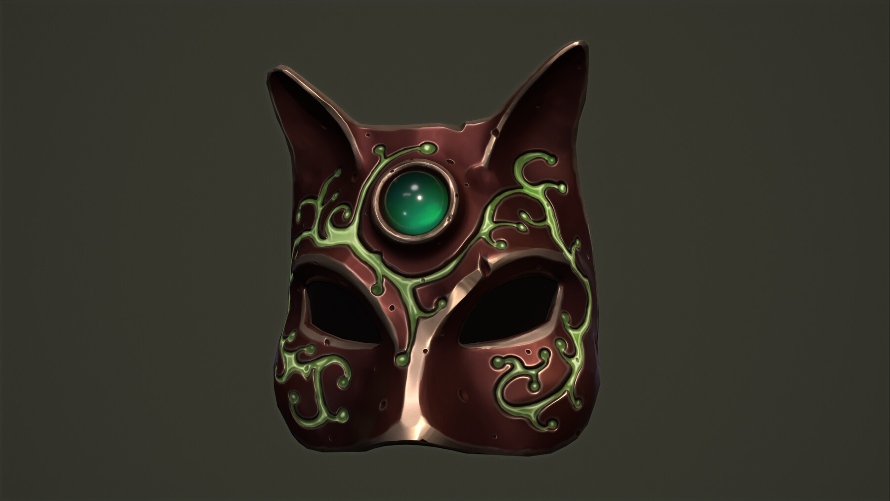 ArtStation - Cat mask | Game Assets