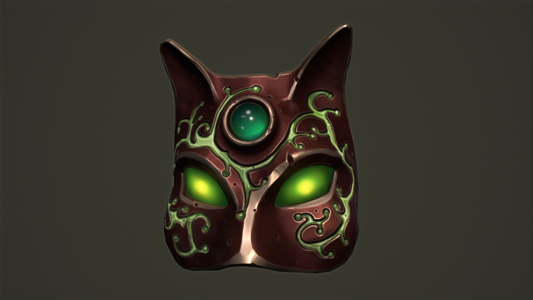 ArtStation - Cat mask | Game Assets