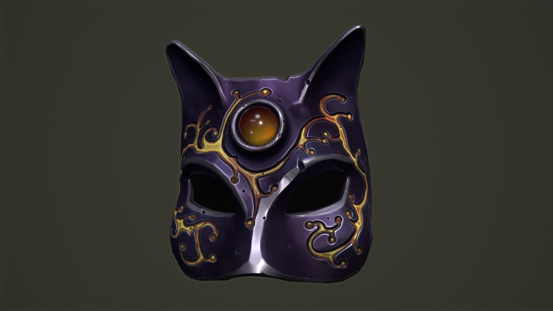 ArtStation - Cat mask | Game Assets