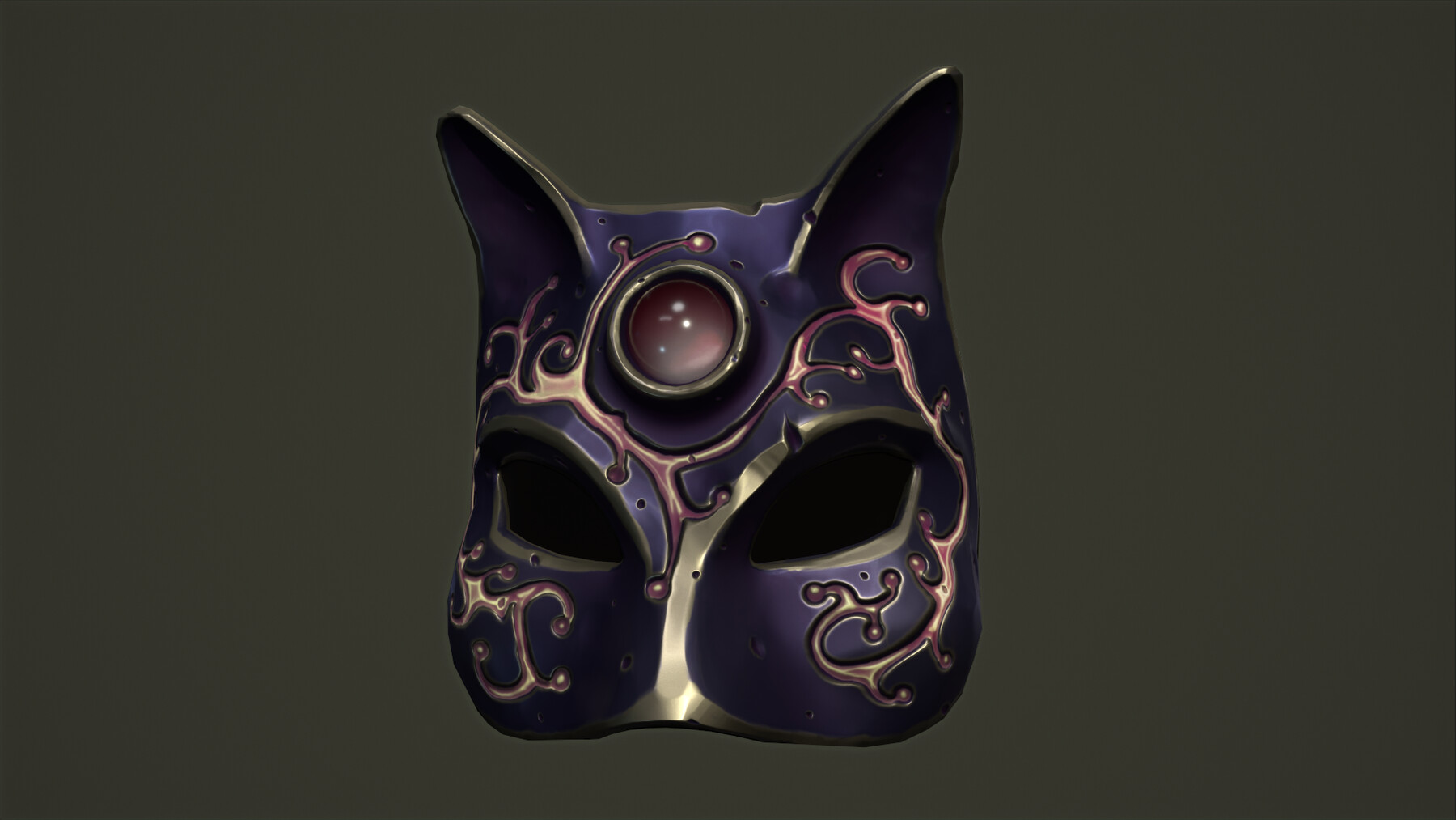 ArtStation - Cat mask | Game Assets