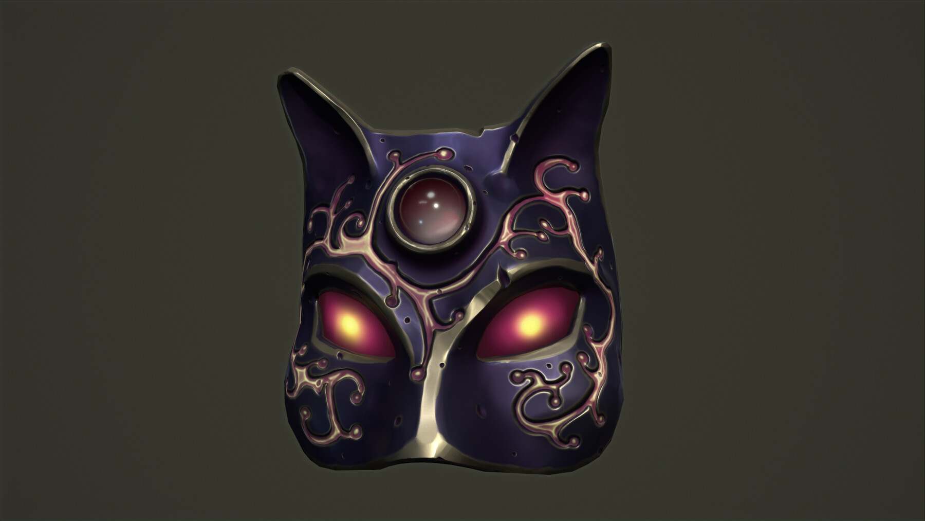 ArtStation - Cat mask | Game Assets