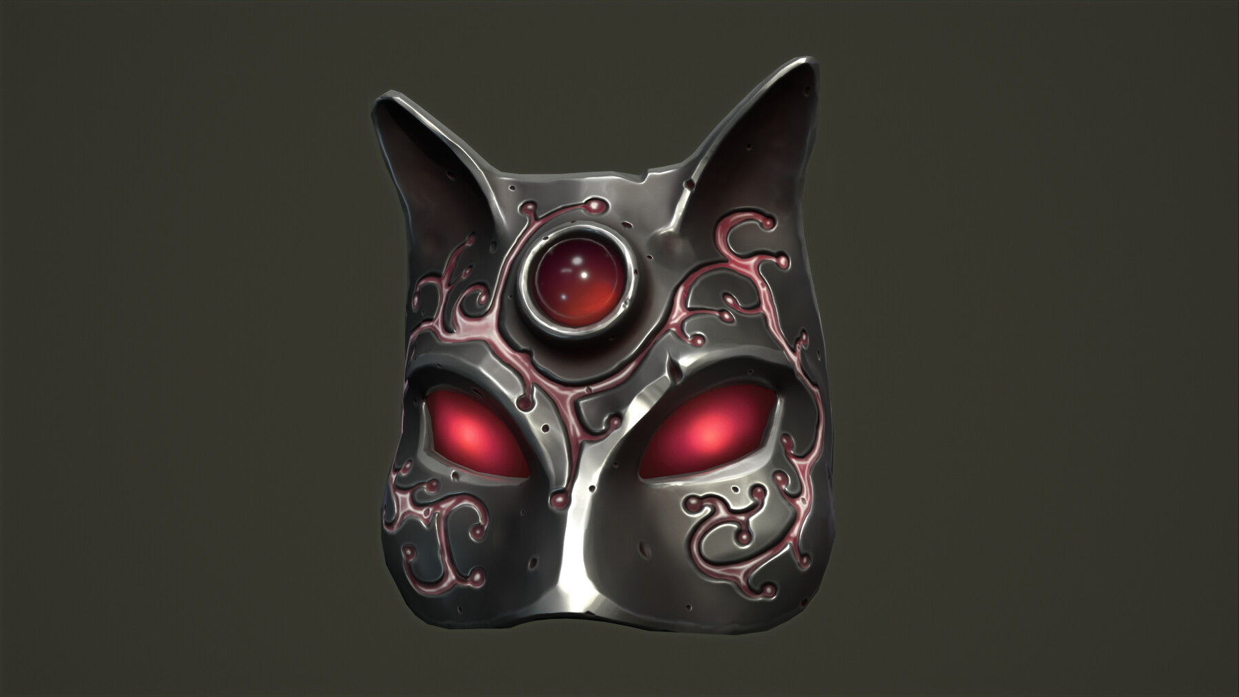 ArtStation - Cat mask | Game Assets