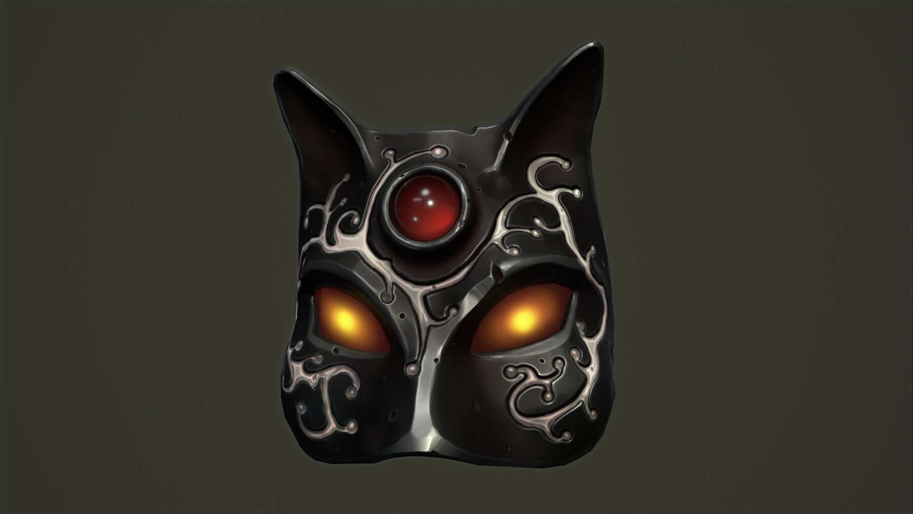 ArtStation - Cat mask | Game Assets