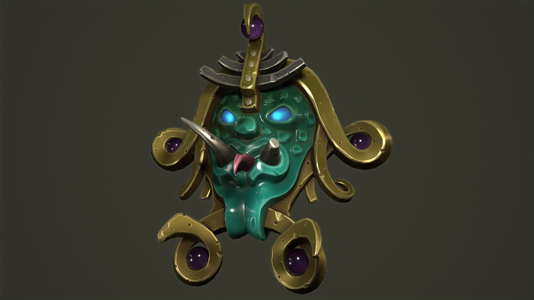 ArtStation - Jade mask | Game Assets