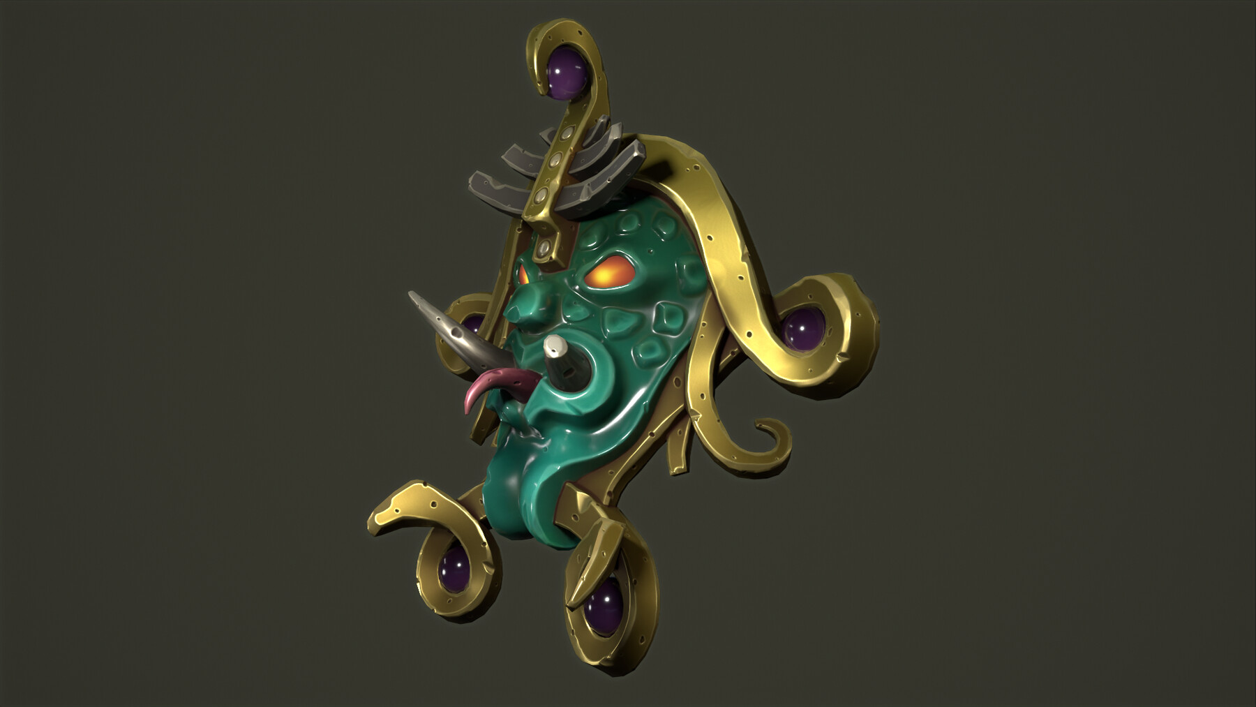 ArtStation - Jade mask | Game Assets